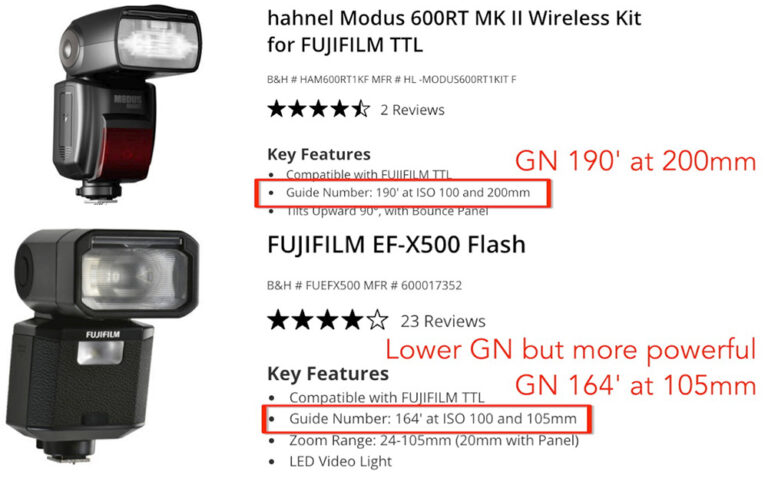 Guide Numbers Explained for Manual Flash - Calculator & Pocket Chart