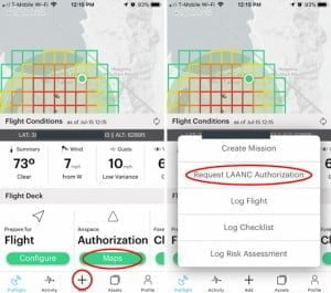LAANC For Recreational Use Airspace Authorization