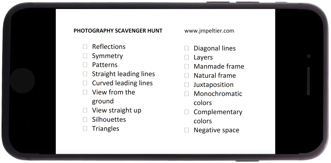 Tips to Improve Your Photography: The Scavenger Hunt