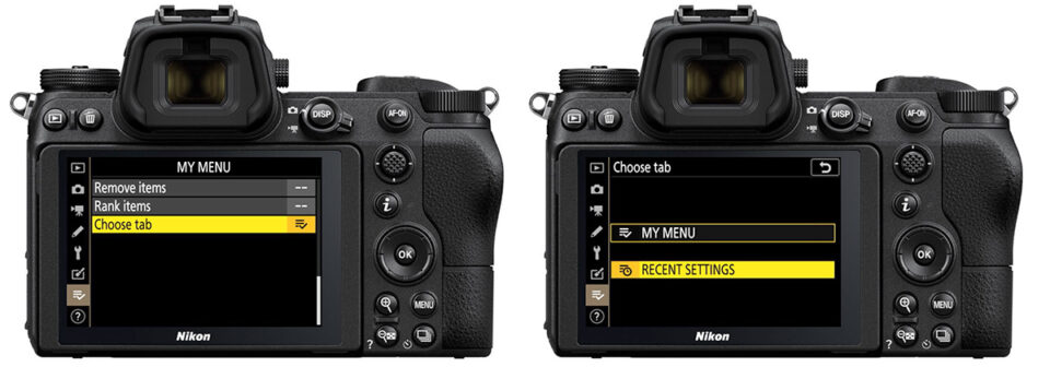Customizing your Nikon Z Menus for Better Photography