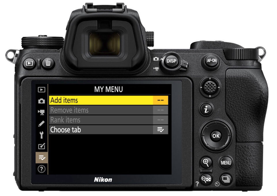 Customizing your Nikon Z Menus for Better Photography